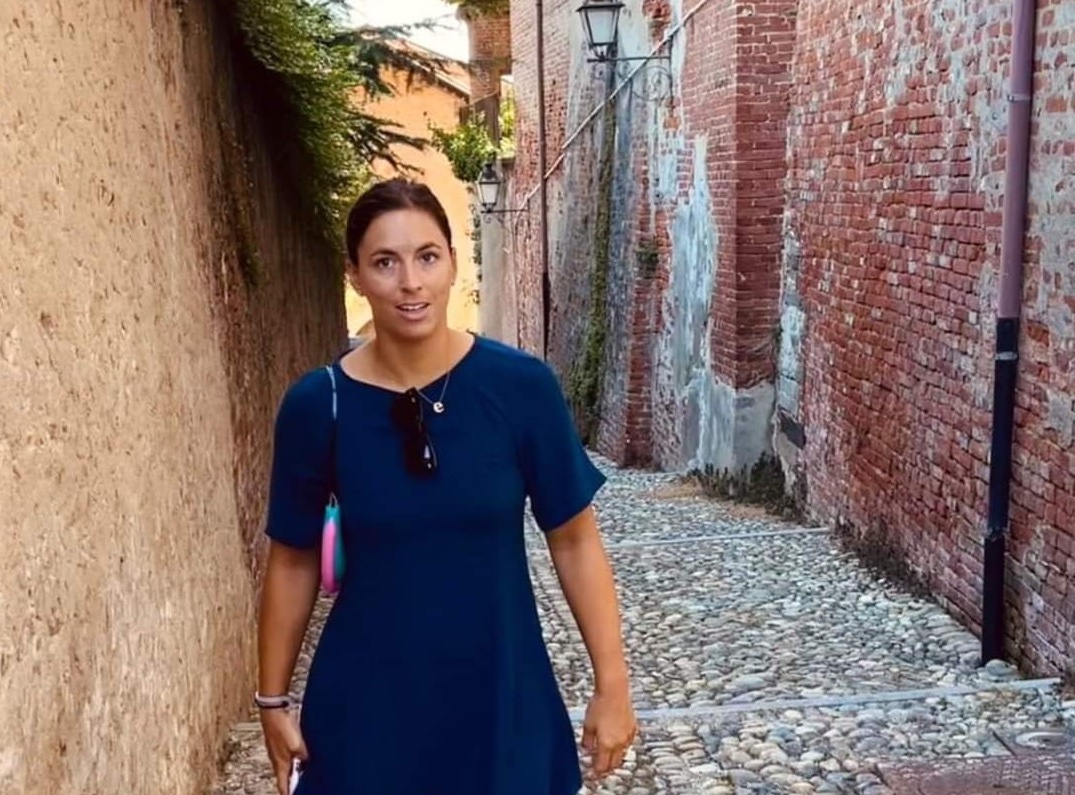 Elena Curtoni in visita a Saluzzo
